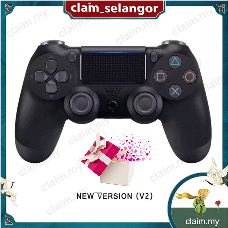 Ps4 Controller ไร้สาย Dualshock 4 คอนโทรลเลอร์ V2 จอยสติ๊กสําหรับเล่น ...