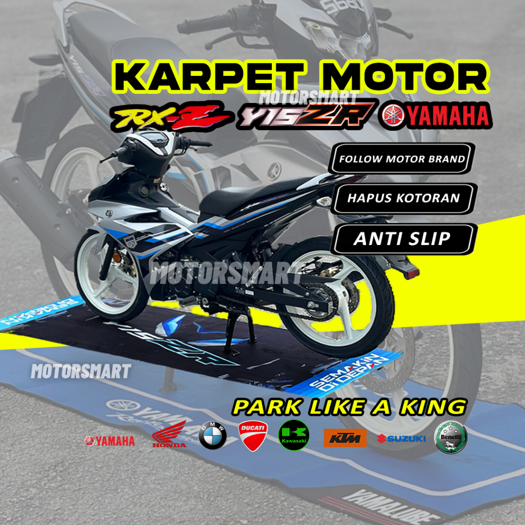 พรมมอเตอร์ สําหรับ Yamaha Alas Motor Mat Moto Pelapik Motor Rxz Y15zr ...