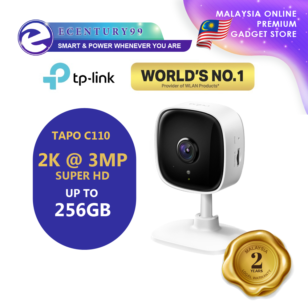 Tp-link TAPO C110 กล้อง IP กล้องวงจรปิดในร่ม Home Security กล้อง Wi-Fi ...