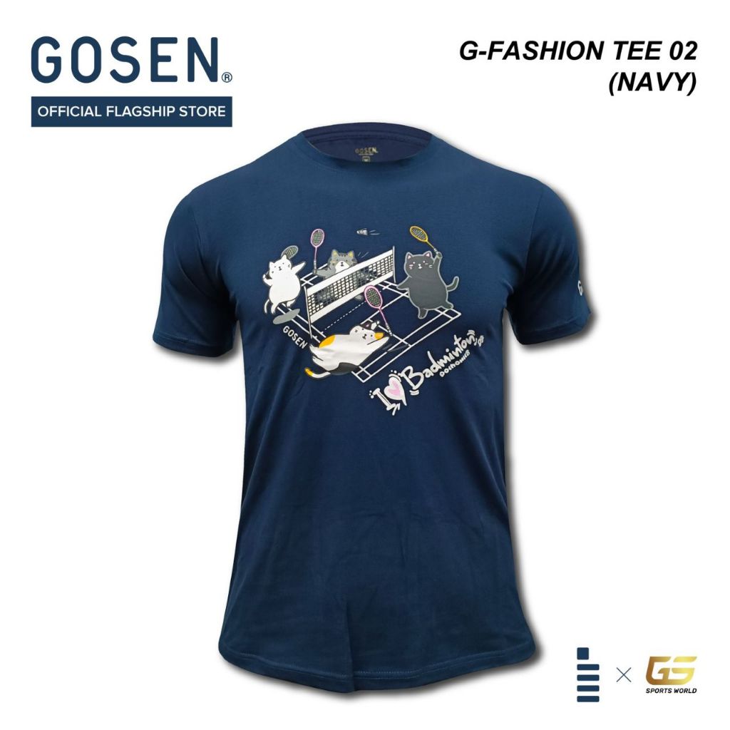 Gosen G-FASHION 02 เสื้อ Pochaneco (ดํา/ขาว/กรมท่า/เทา) [GFT24-02] | Shopee Thailand