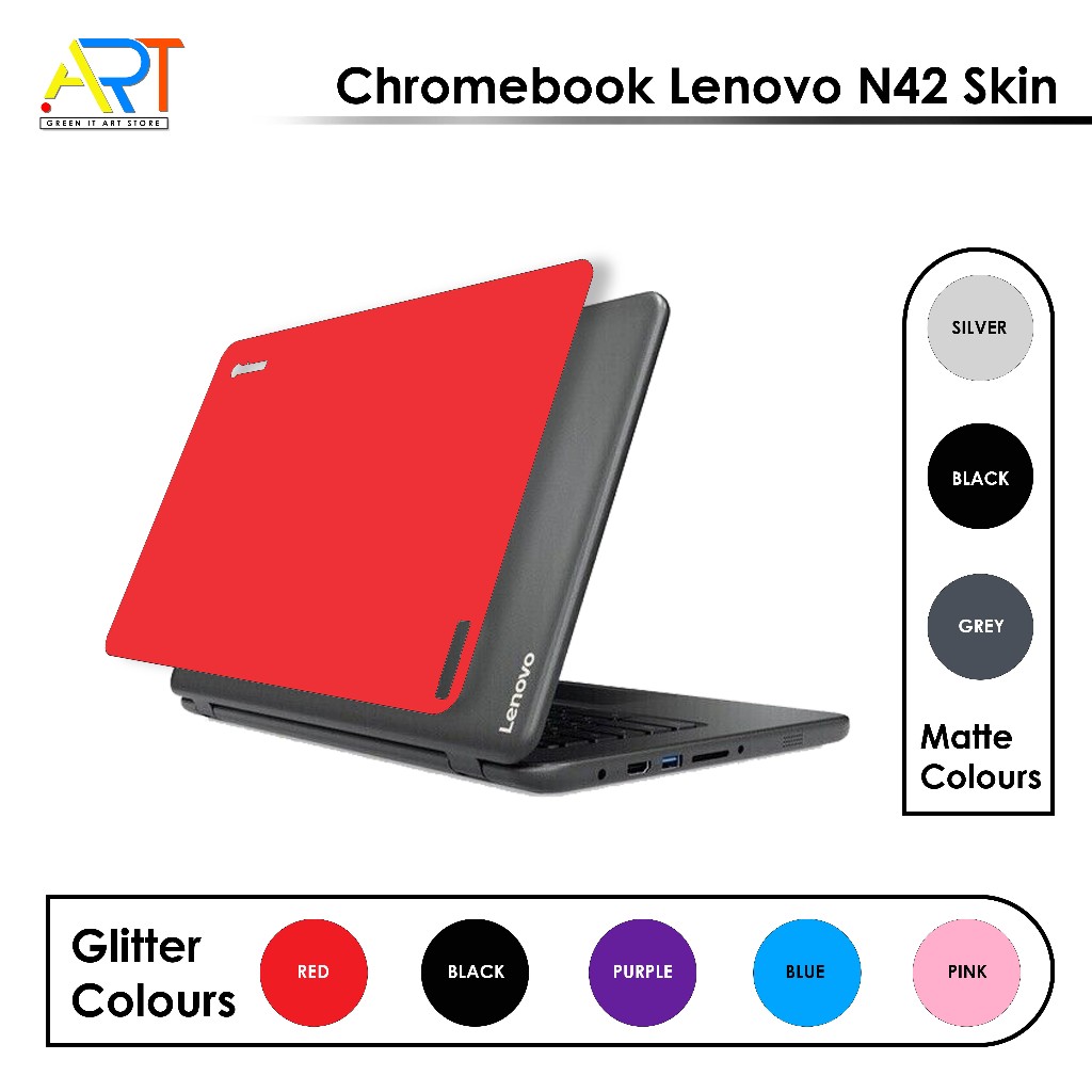 Lenovo Chromebook N42 สติ๊กเกอร์ผิว / DIY / วางง่าย / GreenIT ArtStore ...