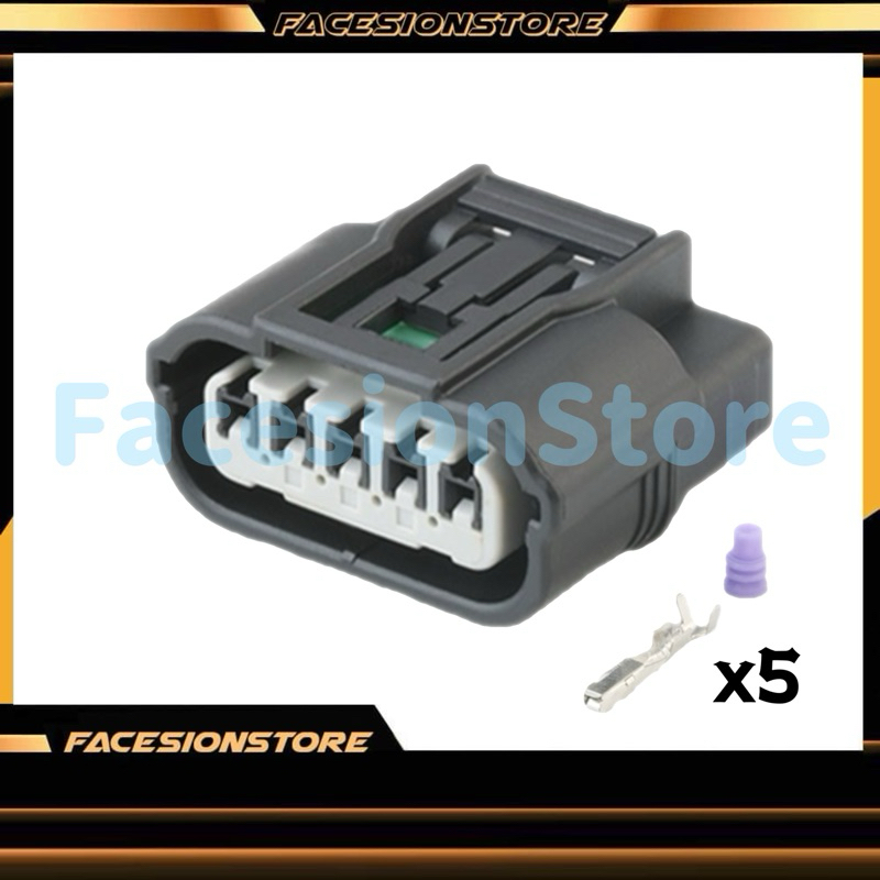 5 Pin HONDA CIVIC TYPE R FN2 MAF MASS AIR FLOW SENSOR ตัวเชื่อมต่อซ็อกเ ...