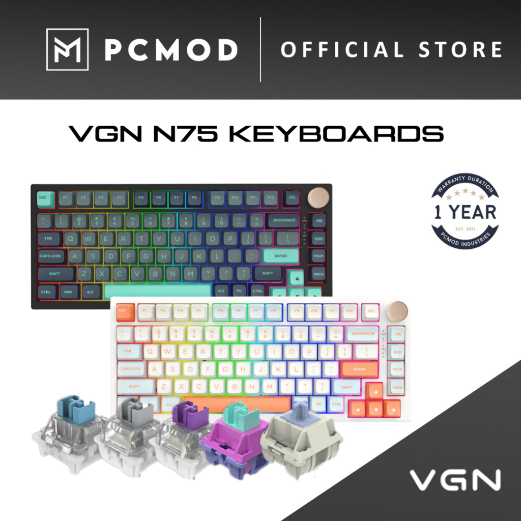 Vgn N75 Series คีย์บอร์ด N75 แบบมีสาย, N75 PRO Wireless PCMOD x KEYMOD ...