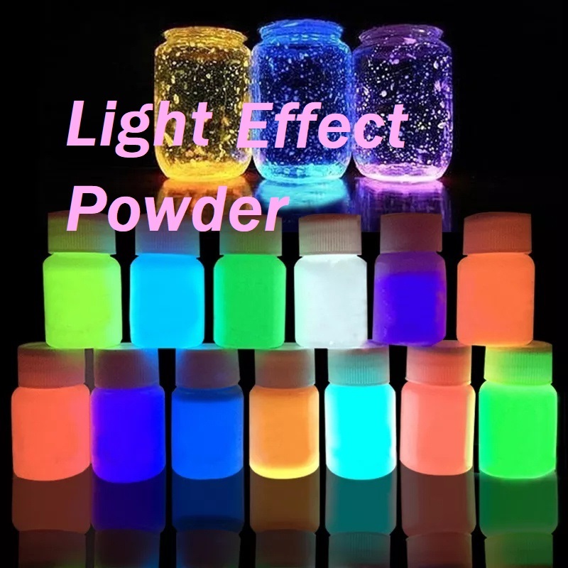 10 กรัม Glow in Dark Powder, Phosphorescent Luminous Powder Pigment สํา ...