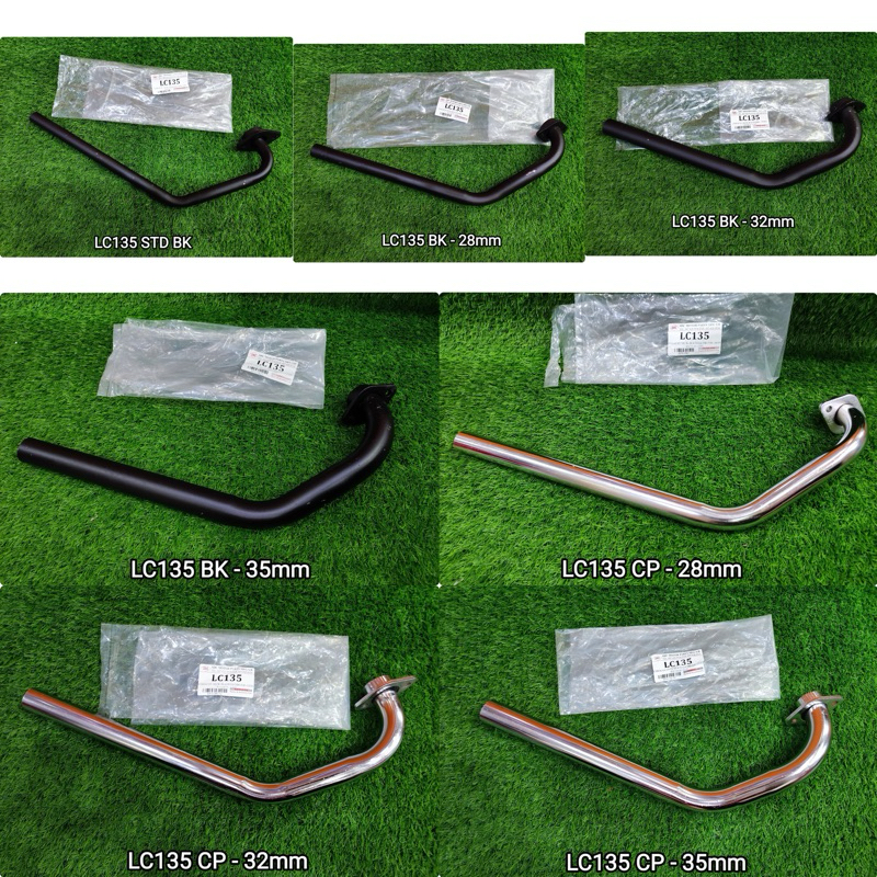 (SDC) คอท่อไอเสีย Yamaha LC135 v1 5YP , LC2 55D / LC135 ใหม่ [STANDARD ...