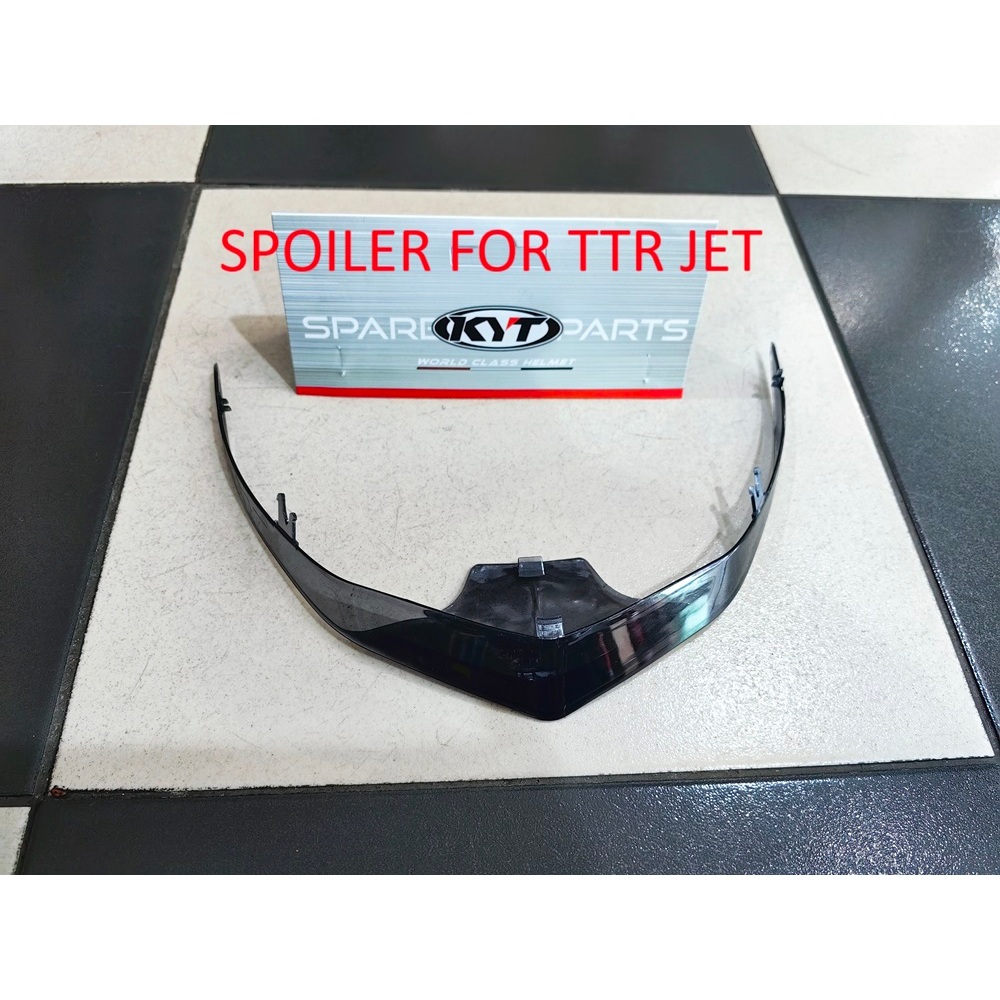 Spoiler KYT TTR JET KYT OPEN FACE HELMET SPOILER สําหรับ KYT TTR JET ...
