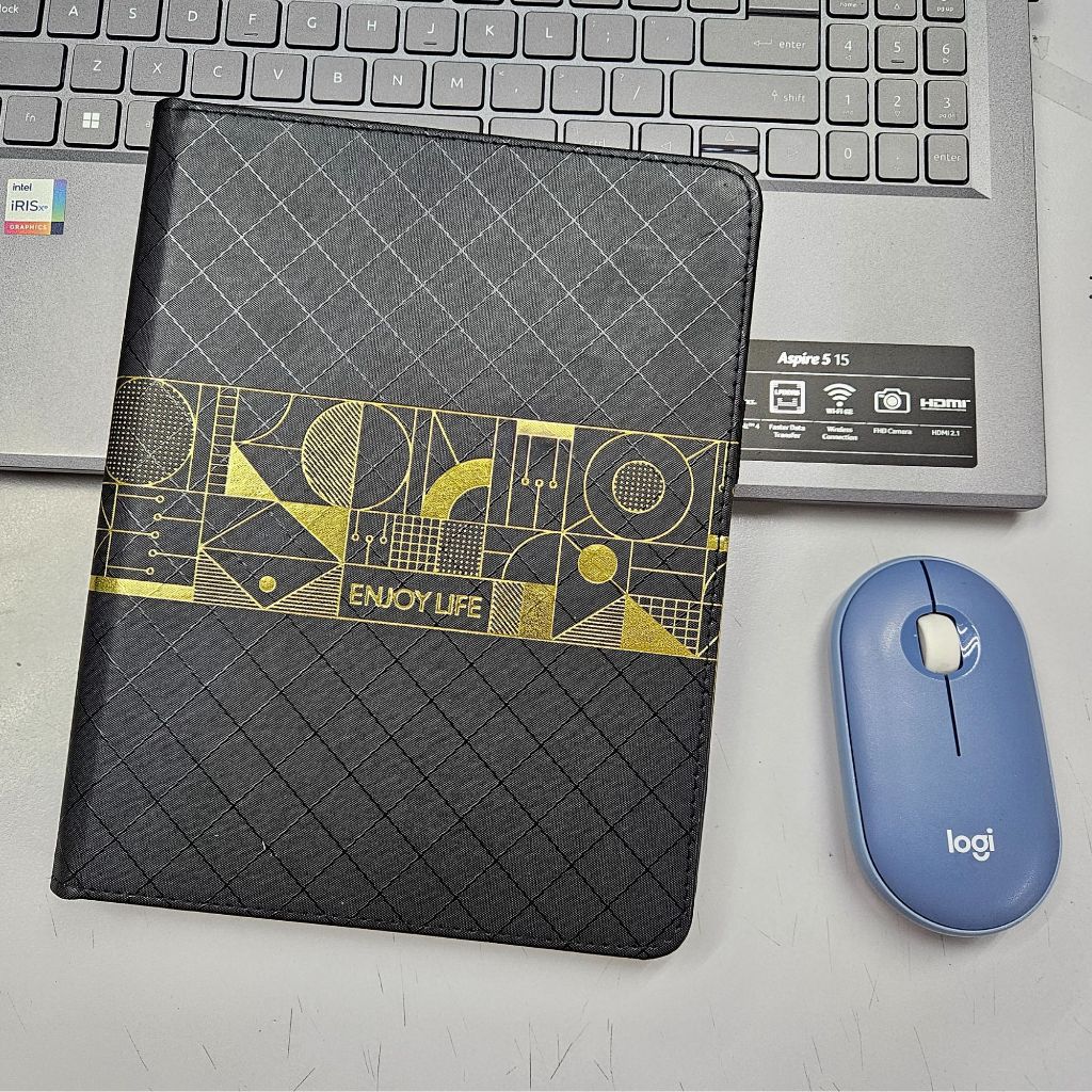2025 ไดอารี่ Planner A5 หนัง PU W1003 ลวด O รายเดือน Planner Notebook ...