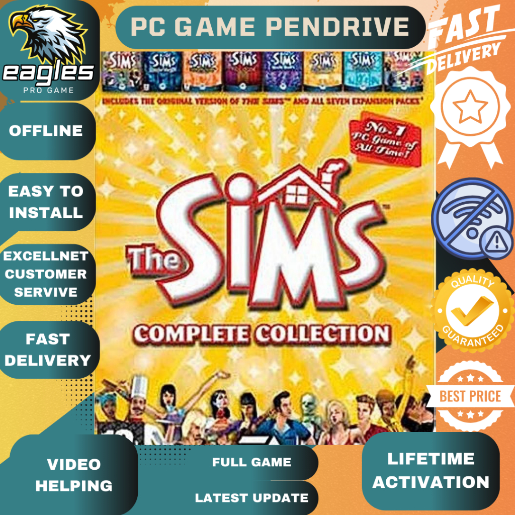 [ เกมพีซี ] The Sims 1 Complete Collection - ออฟไลน ์ [ Pendrive 32 GB ...