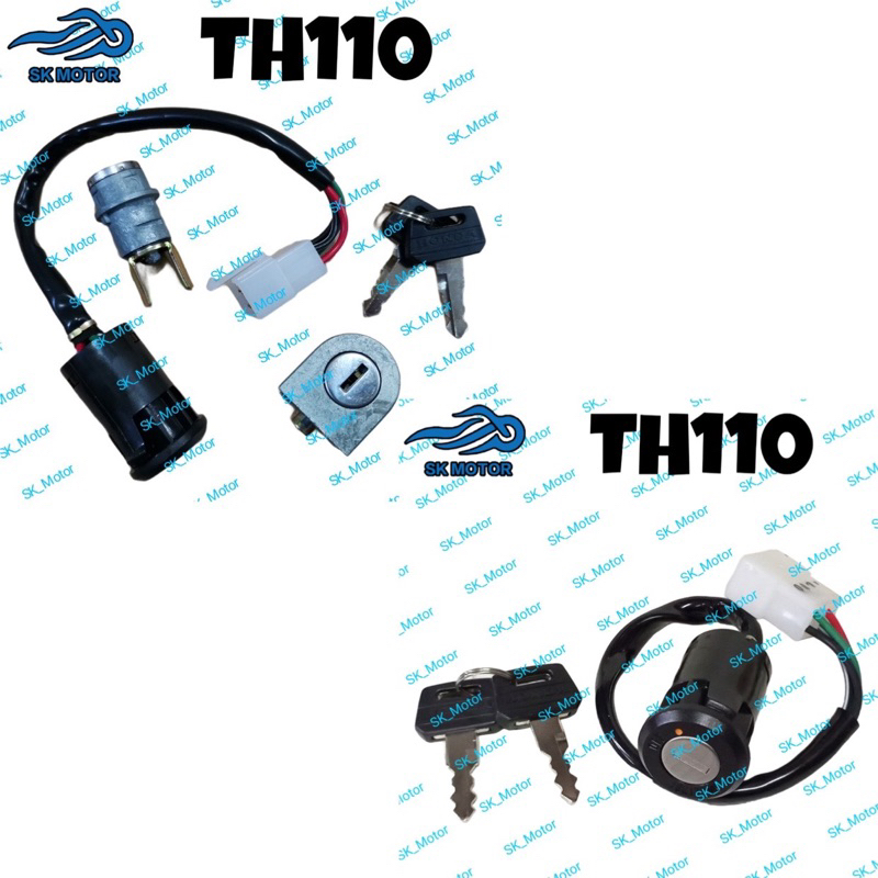 สวิตช์หลักจุดระเบิด แบบครบชุด สําหรับ Honda Hurricane TH110 TH 110 Suis ...
