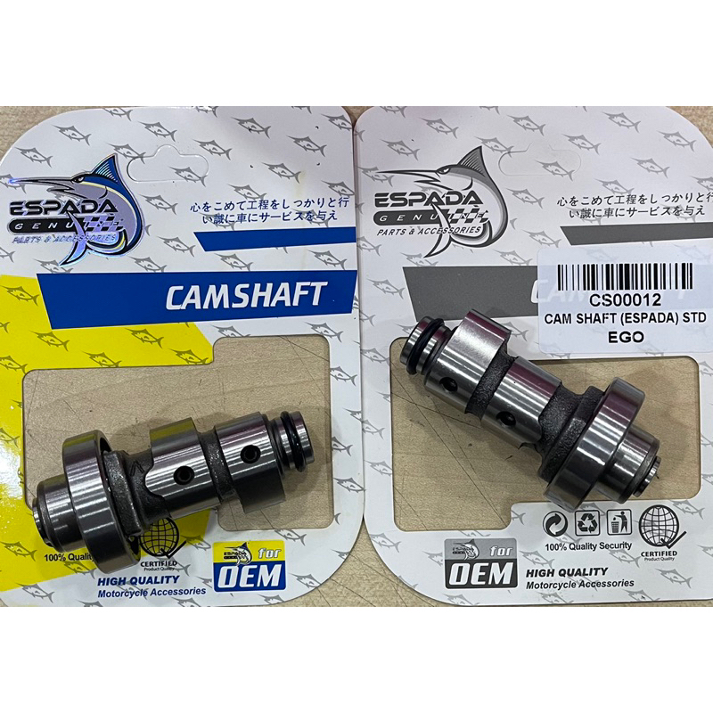 Espada YAMAHA EGO 115 เพลาลูกเบี้ยว - มาตรฐาน SPEC. | Shopee Thailand