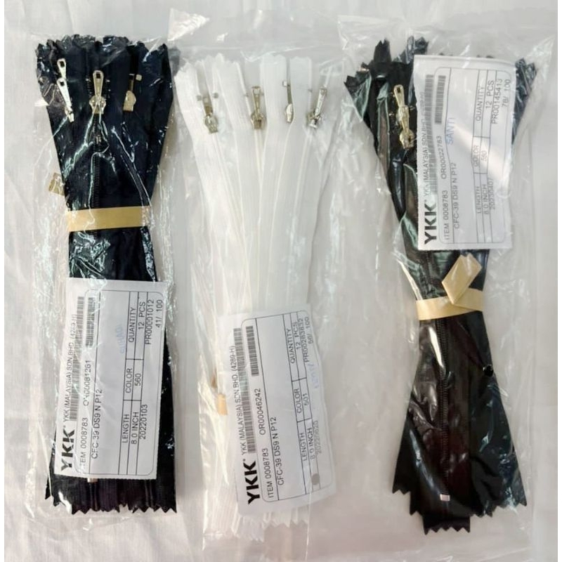 12 ชิ้น 1 โหล/ ซิป YKK (สําหรับหย่อน) / ซิป YKK Lelaki zip Seluar/zip ...
