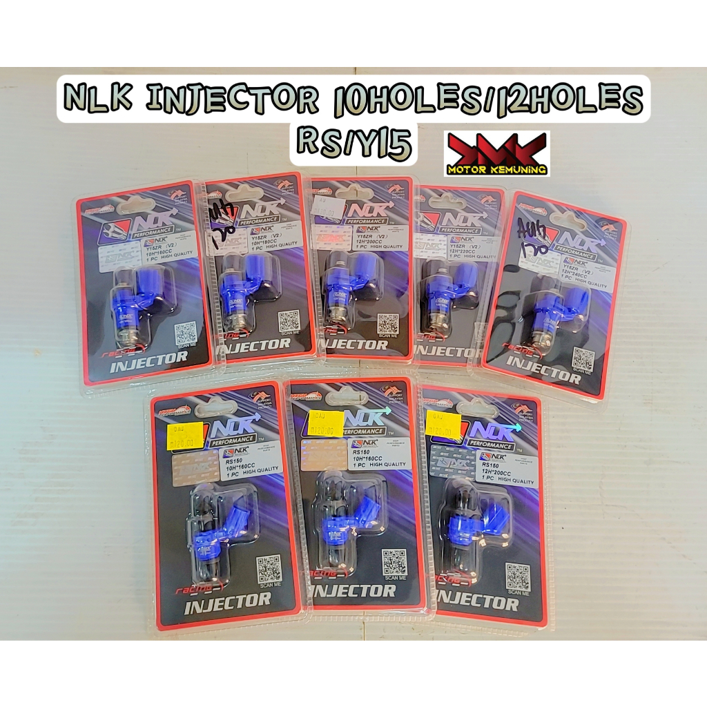 NLK 100%%💥NLK FUEL INJECTOR RACING Y15ZR V2 / RS150 ( 160CC / 180CC ...