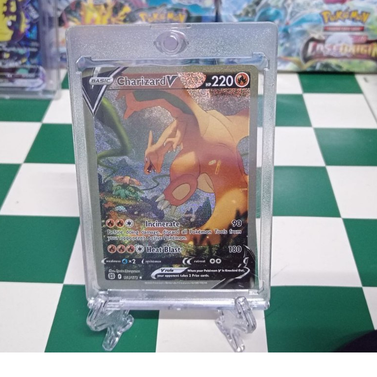 Charizard V (Alternate Full Art) Gred S S kulley การ์ดรูปภาพ PTCG TCG (และ) | Shopee Thailand