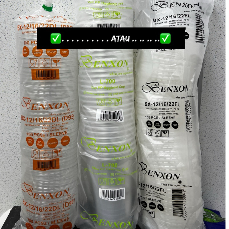 Benxon L700 PP Cup - 22oz PP Licin Hygienic Cup -PP Plastic Licin Cup ...