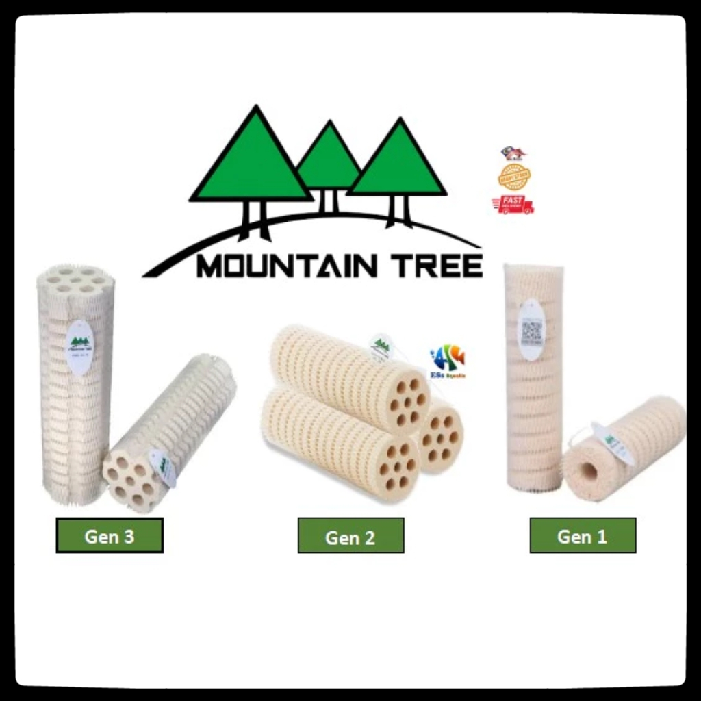 Mountain Tree Gen3, Gen2 & Gen1 Lotus Root Spiral Bacteria House ...