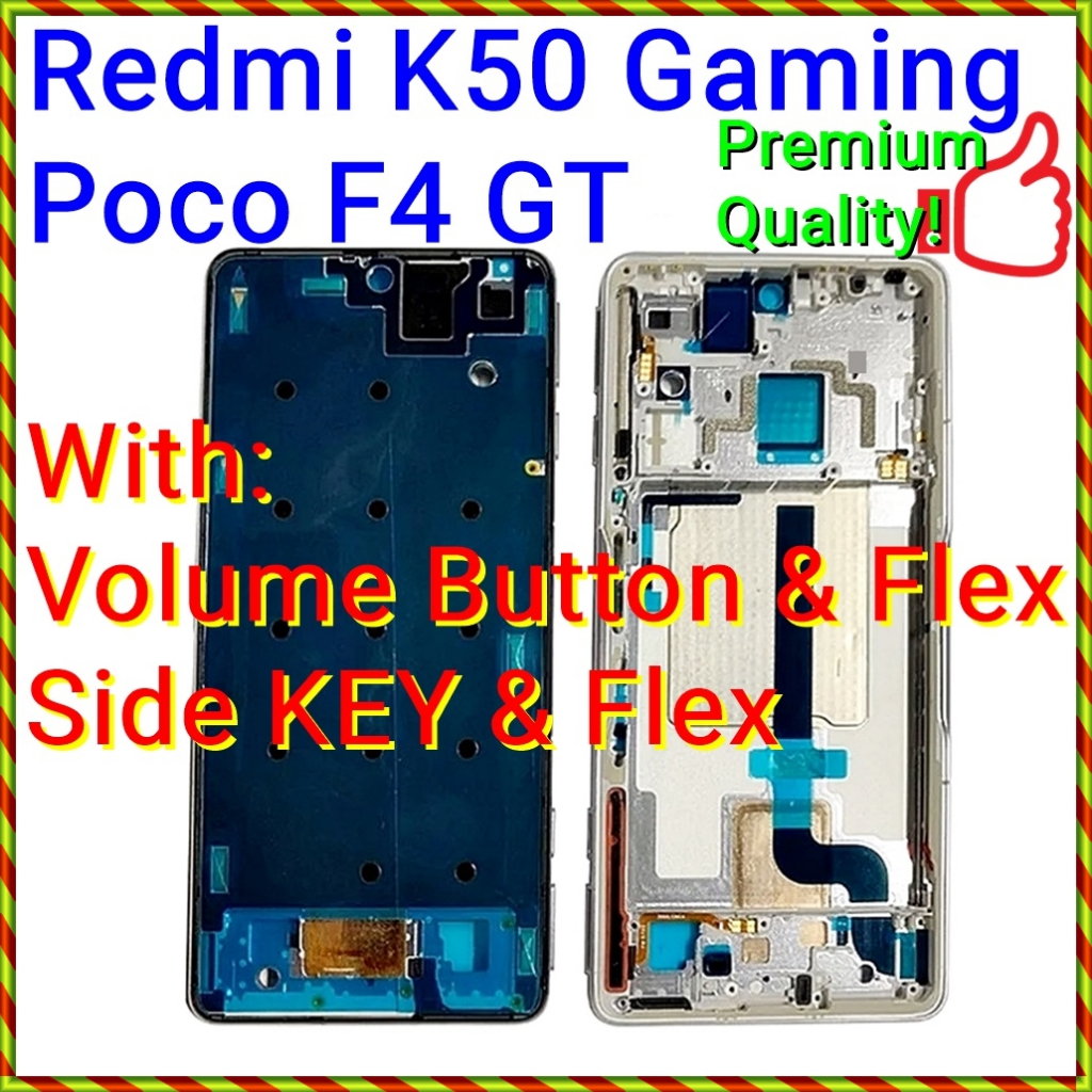 ใหม่ กรอบแผ่นหน้าจอ LCD กลาง สําหรับ Xiaomi Poco F4 GT Redmi K50 Gaming | Shopee Thailand