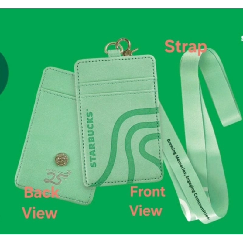 Starbucks Exclusive Lanyard Caddy / Card Holder | Shopee Thailand