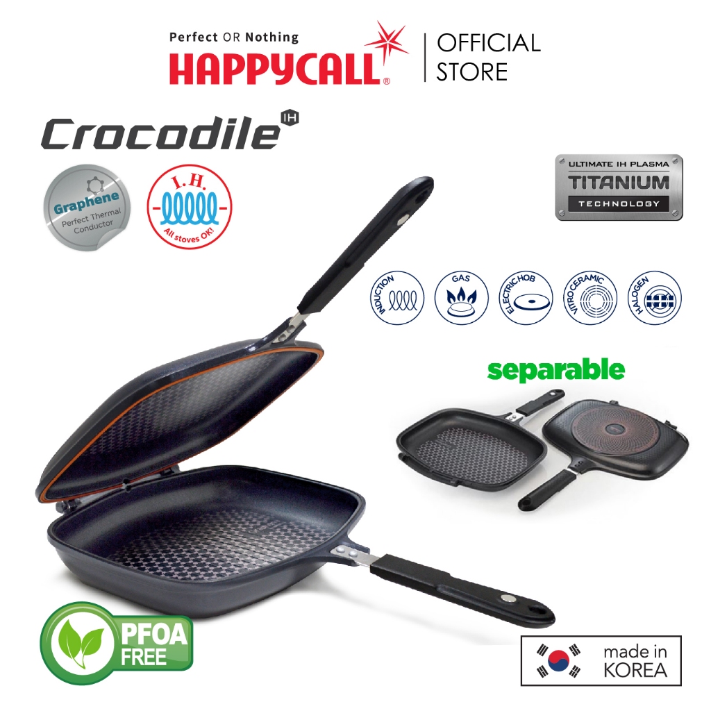 Happycall CROCODILE GRAPHENE SYNCHRO DOUBLE PAN - JUMBO / 3002-0127 ...