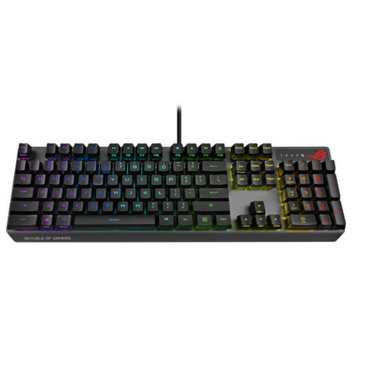 Asus XA05 ROG Strix Scope RX Blue/Red Mechanical Switches IP56 USB-C ...