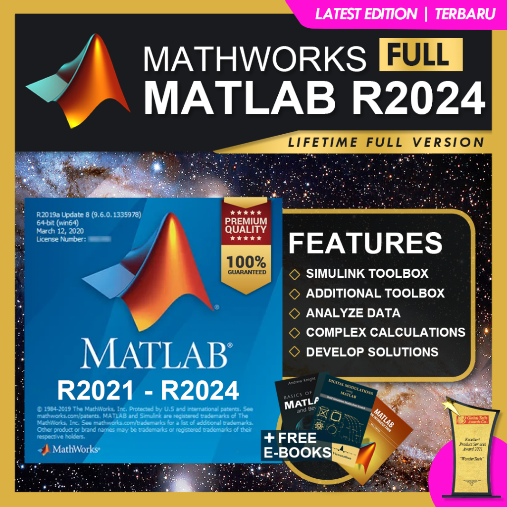 MathWorks MATLAB 2024A + กล่องเครื่องมือเพิ่มเติมสำหรับ Windows PC (R2022B) 🔥 | + วิดีโอนำทาง ...