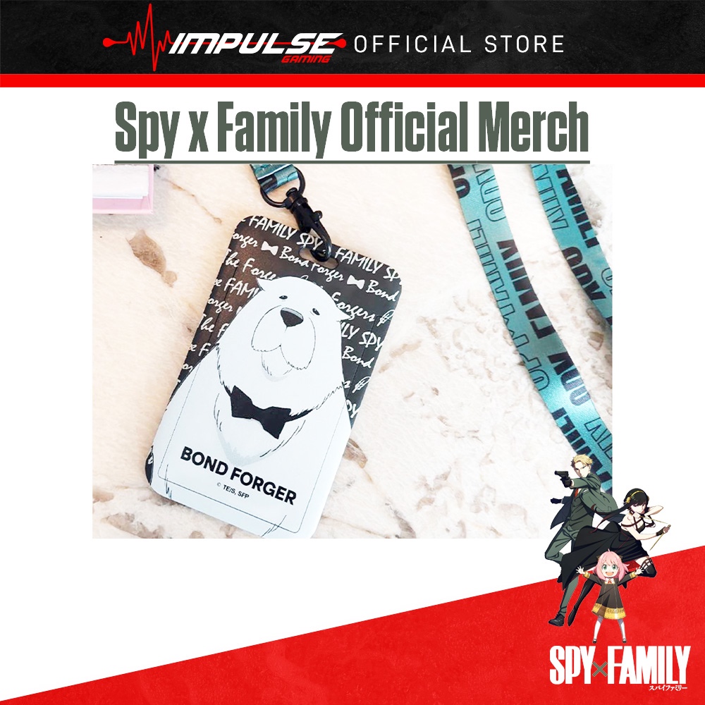 Official Merch SPY x Family Merch Card Cover with lanyard - Bond ...