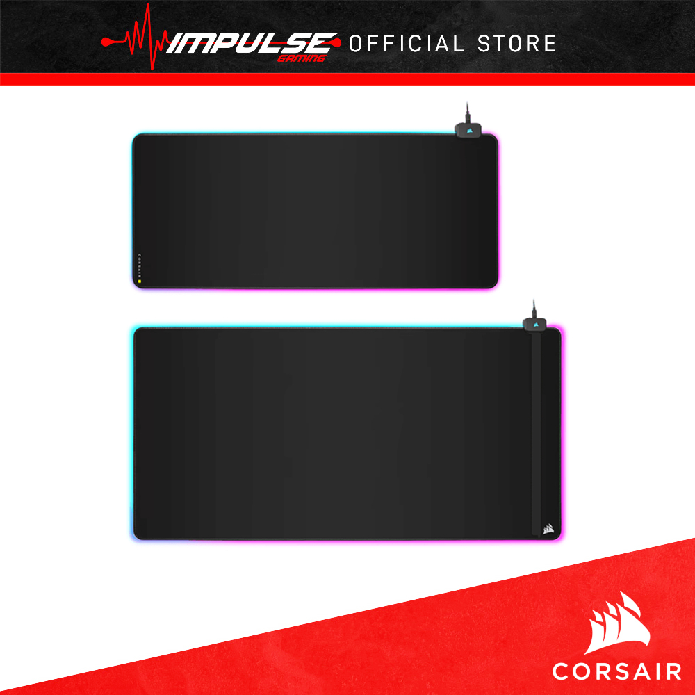 Corsair MM700 RGB Gaming Mousepad 360 RGB Lighting - ฮับพอร ์ ต USB สอง ...