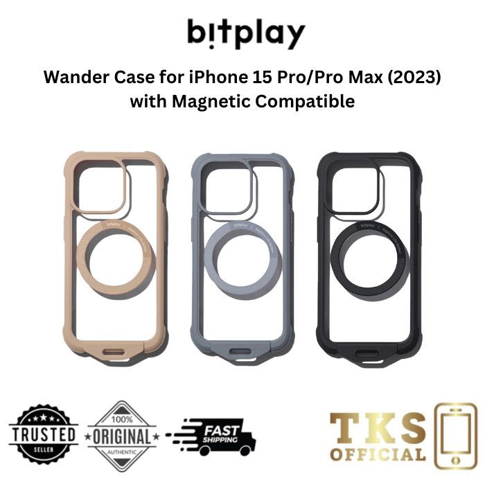 เคส Bitplay Wander สําหรับ iPhone 15 Pro/Pro Max (2023) พร้อมแม่เหล็กที่เข้ากันได้ | Shopee Thailand