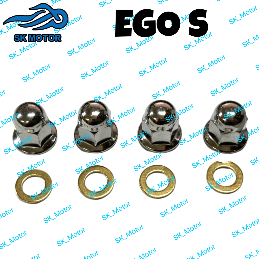 Yamaha EGO S EGOS น็อตฝาสูบและเครื่องซักผ้าทองแดง | Shopee Thailand