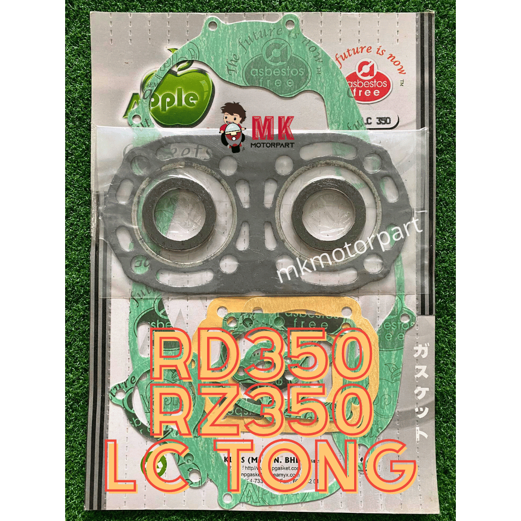 Yamaha LC350 [ LC TONG ] RD350 / RZ350 ปะเก็นยกเครื่องครบชุดปะเก็น ...