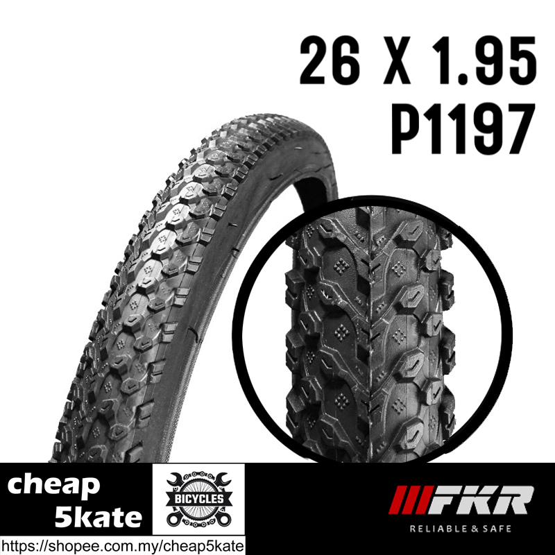 Tayar BASIKAL FKR 26 X 1.95 P1197 จักรยาน TYRE | Shopee Thailand