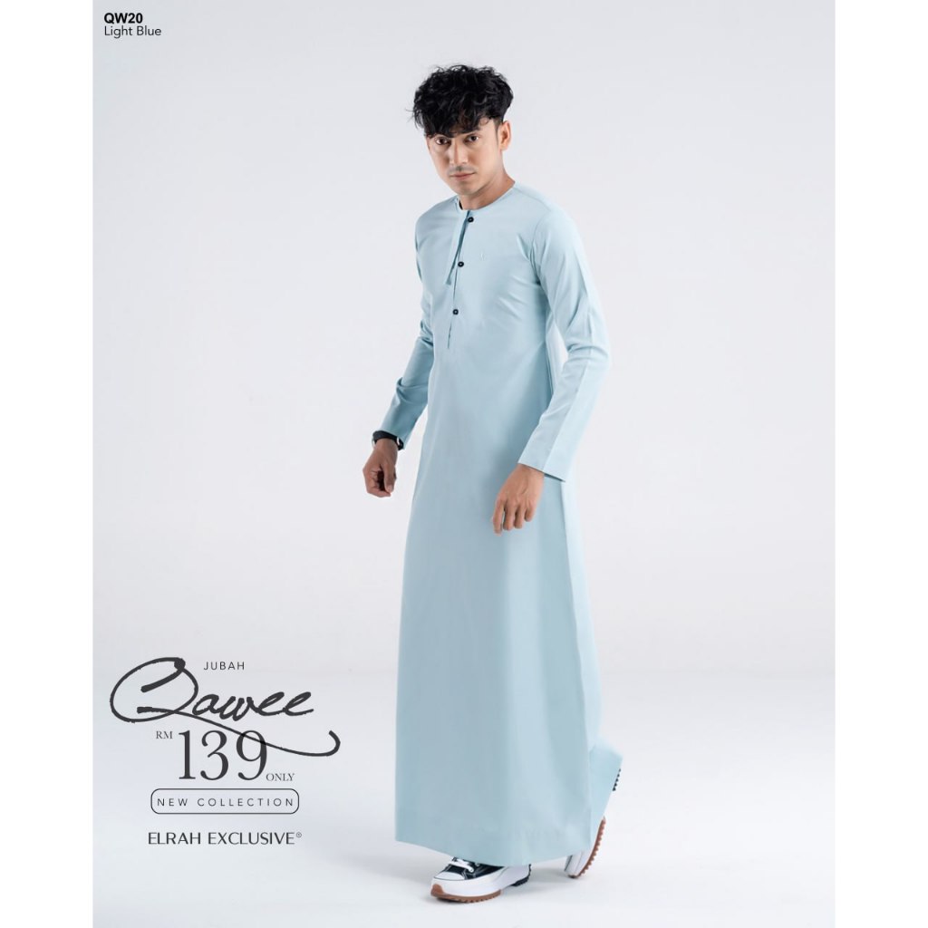 New DESIGN JUBAH 2023 JUBAH QAWEE BY ELRAH EXCLUSIVE (2) | Shopee Thailand