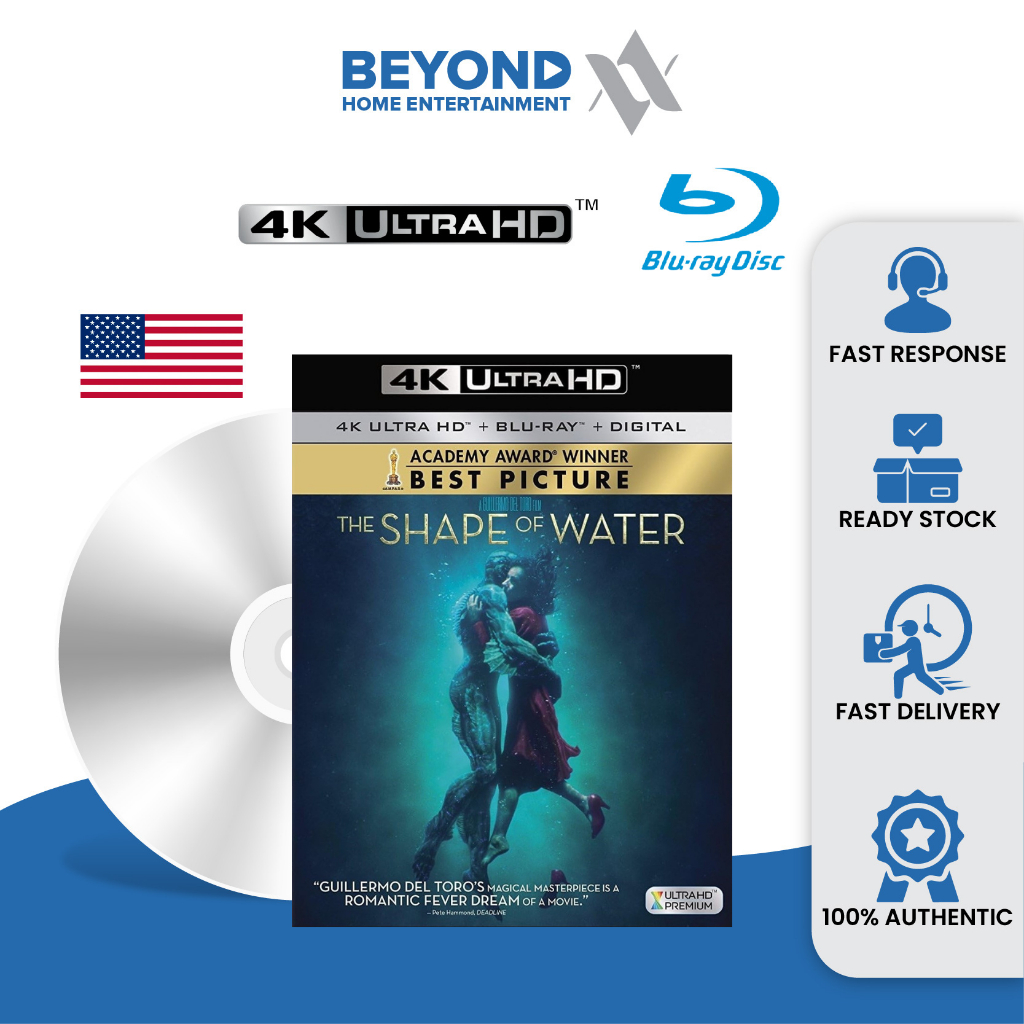 รูปร่างของน้ํา [4K Ultra HD + Bluray] | Shopee Thailand