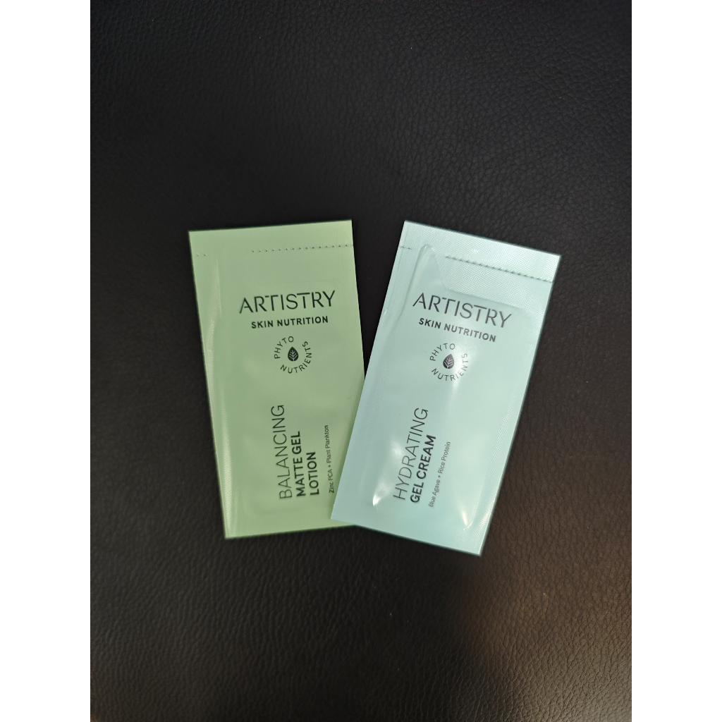 Amway Artistry Skin Nutrition Hydrating Gel Cream / Balancing Matte Gel ...