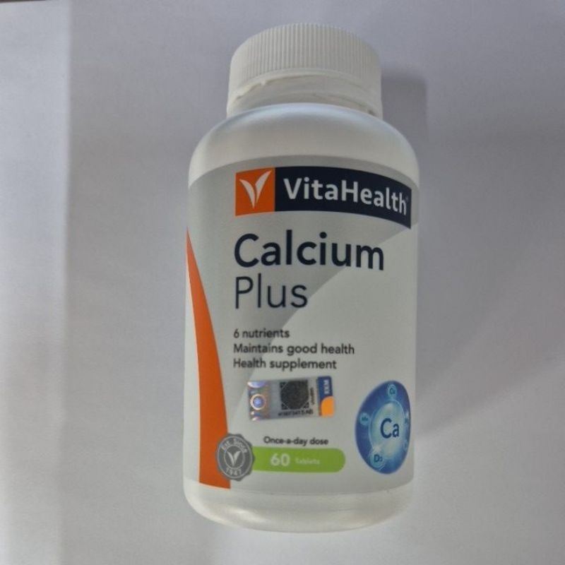 Vitahealth Calcium Plus Tablets 60s (วันหมดอายุ:01/2026) | Shopee Thailand