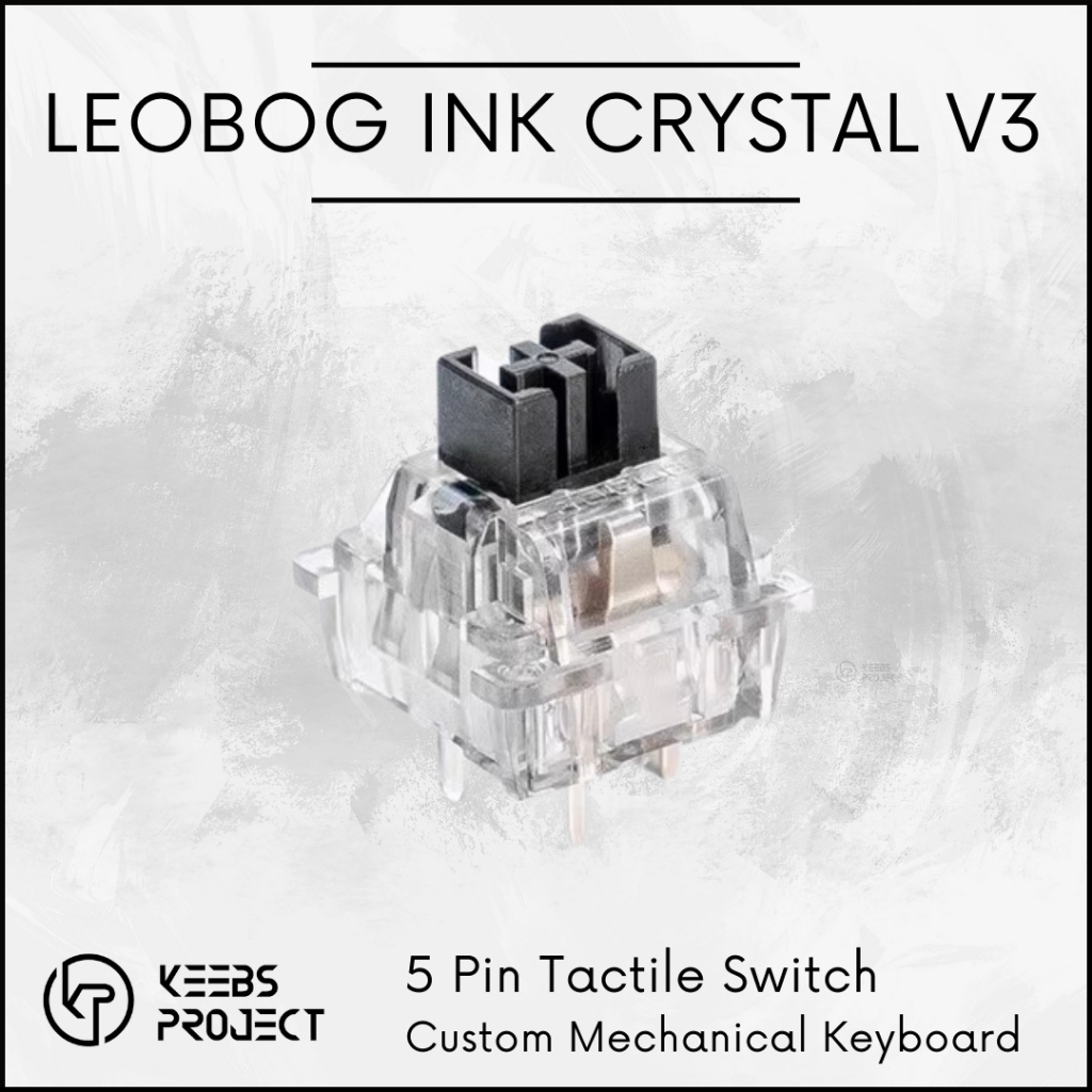 Leobog INK CRYSTAL V3 ใหม่ Tactile 5pin Gaming Mechanical Switches ...