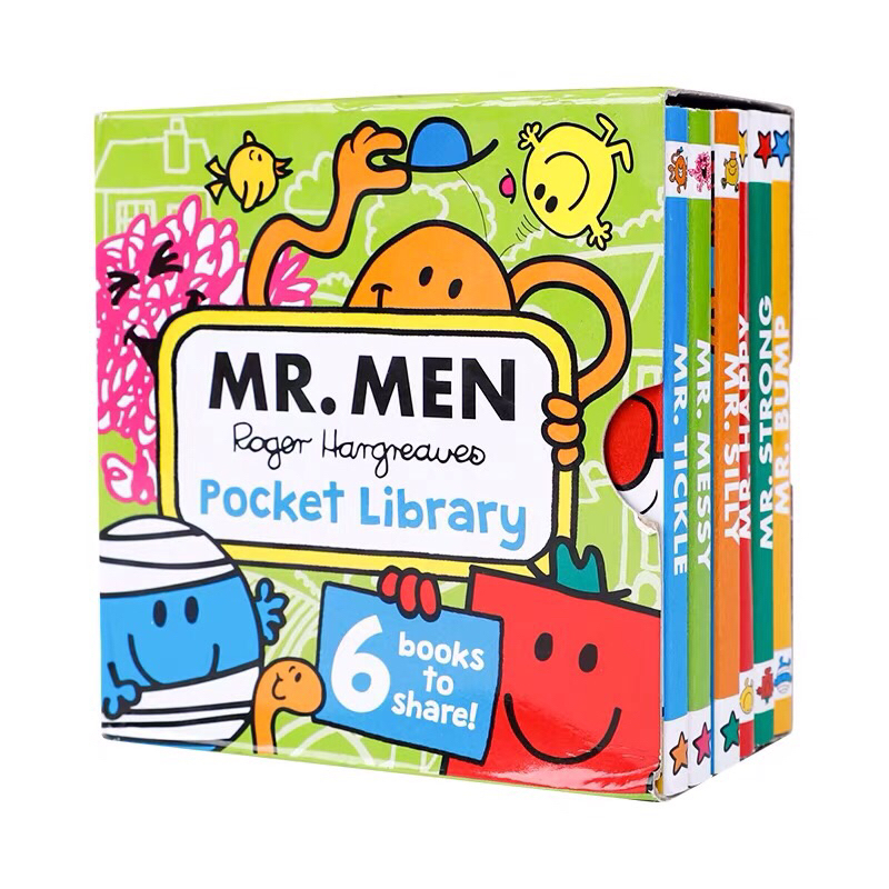 【MaryamBOOKS】 Mr Men and Little Miss Pocket Library Board Books ขนาด ...
