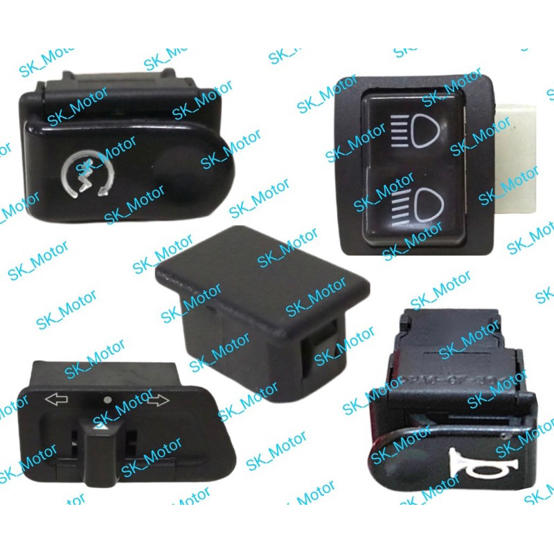 Honda WAVE DASH 110 V1 ปุ่มสตาร์ทเตอร์แตร Hi Low Signal Cover Switch ...