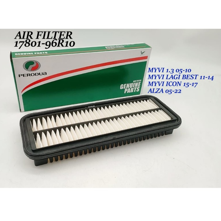 ไส้กรองอากาศ 17801-96R10 PERODUA MYVI 1.3 MYVI LAGI BEST MYVI ICON ALZA ...