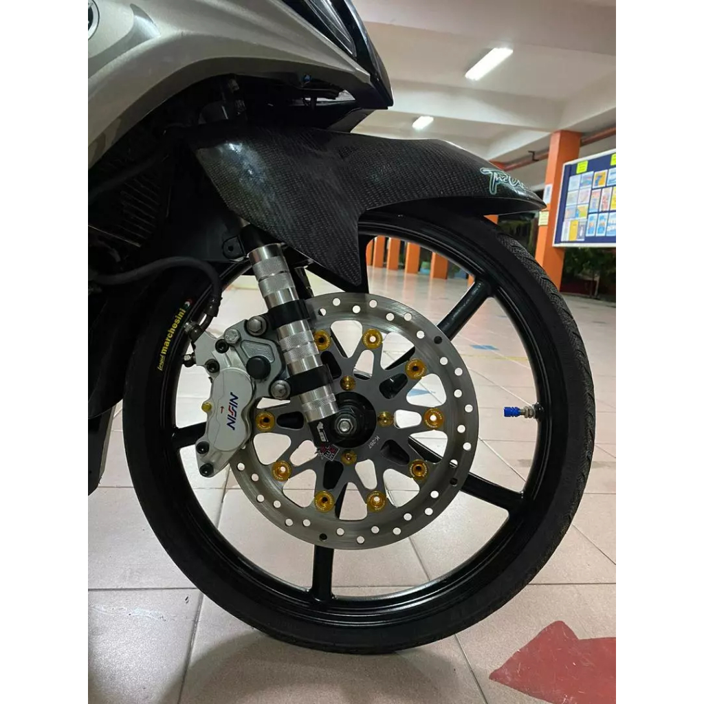 NISSIN BRAKE CALIPER 4POT 2POT UNIVERSAL MOTORCYCLE LC135/VF3i/R15/Y15 ...