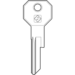 Silca Italy RR5 Key Blank สําหรับ Rolls Royce / Bentley | Shopee Thailand