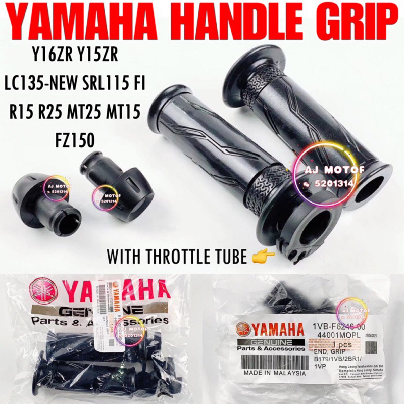 Handle GRIP THROTTLE BALANCER PIPE TUBE YAMAHA Y16ZR Y15ZR LC135 V2 V8 ...