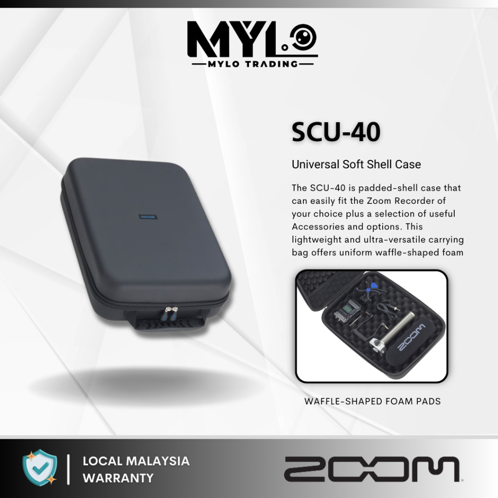 Zoom SCU-40 SCU40 SCU 40 Universal Soft-Shell Carrying Case ( ใหญ่ ...