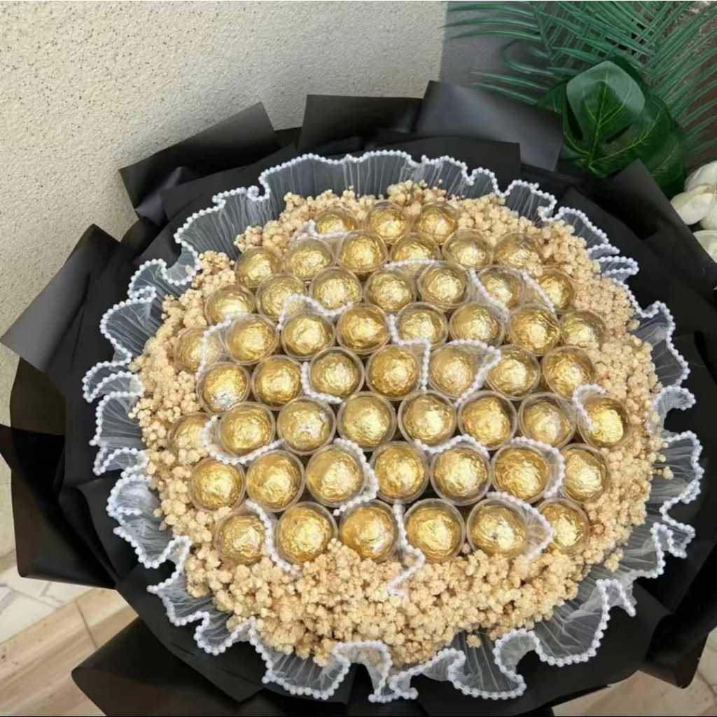 Ferrero Rocher Ball Case ที่วางแก้วช็อคโกแลตช่อดอกไม้ เซอร์ไพรส์ จัดส่ง ...