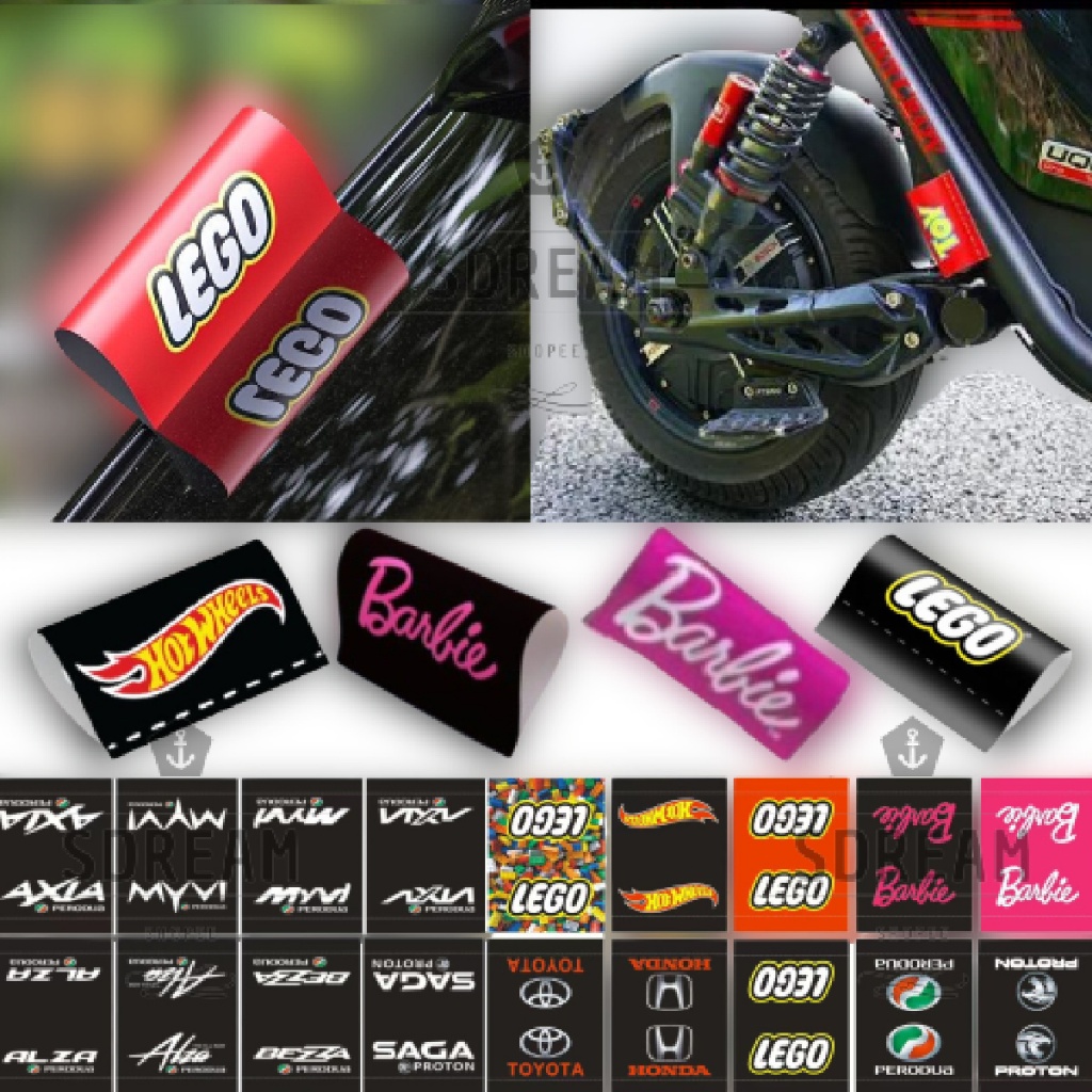 ป้ายล้างรถ Lego / Sticker Viral Kereta / ป้ายสติ๊กเกอร์สําหรับ Kereta ...