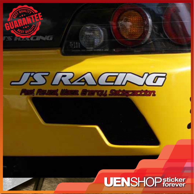 Js RACING decal jsracing js js jsracing สติ๊กเกอร์สติ๊กเกอร์ honda ...