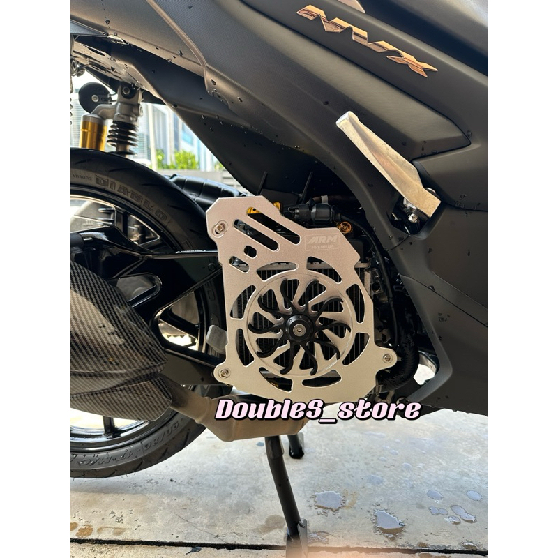Arm YAMAHA NMAX NVX V1 V2 หม้อน้ํา KIPAS โลหะผสม CNC ฝาครอบหม้อน้ํา พัด ...
