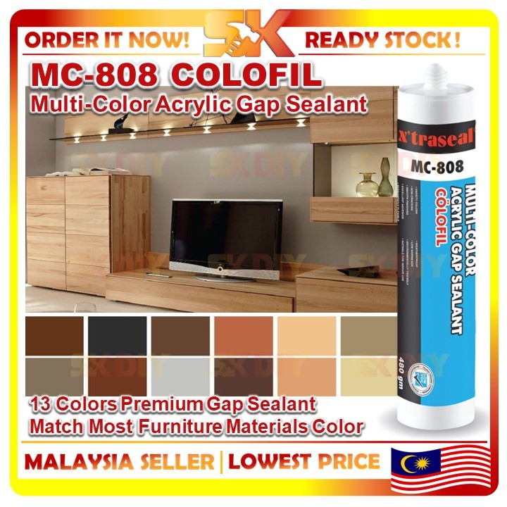 Xtraseal MC-808 Colofil Multi-สีอะคริลิค Gap Sealant 480g Gap Filler อะ ...