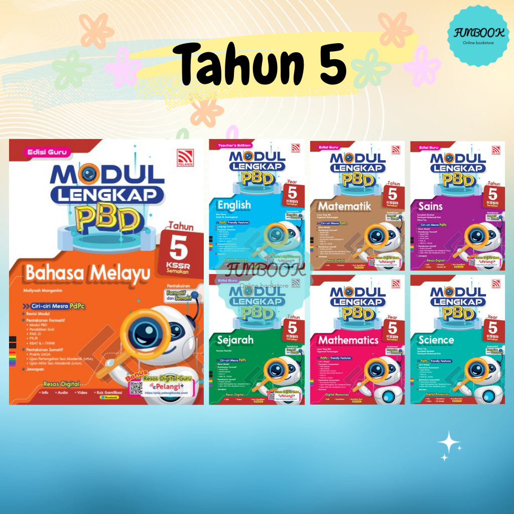 [FUNBOOK] หนังสือฝึกซ้อม 2024 : โมดูล PBD 4 5 6 Low School Genius PBD UASA Pelangi Progressive ...