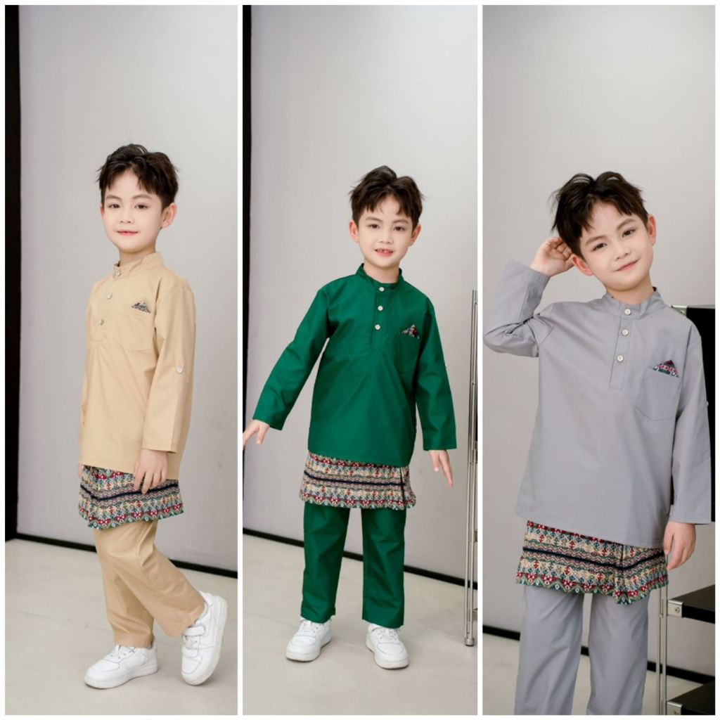 Mooda KIDS PREMIUM BAJU MELAYU RAYA 2024 | Shopee Thailand