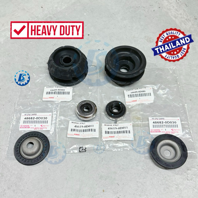 Toyota Vios NCP93 2007-2013 Yaris NCP91 กันชนหน้ายึดแบริ่ง Damper Depan ...